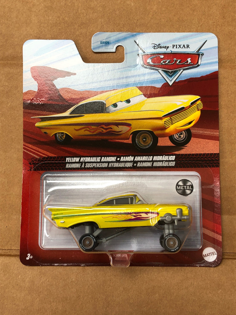 Disney Cars Diecast Yellow Hydraulic Ramone Gemdans
