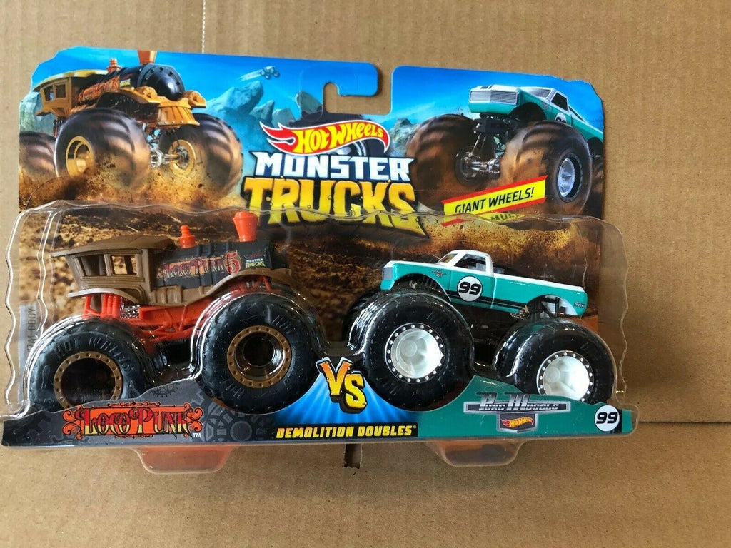 HOT WHEELS MONSTER TRUCKS - Loco Punk vs Pure Muscle – Gemdans