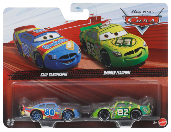 DISNEY CARS DIECAST - Darren Leadfoot and Sage Vanderspin – Gemdans