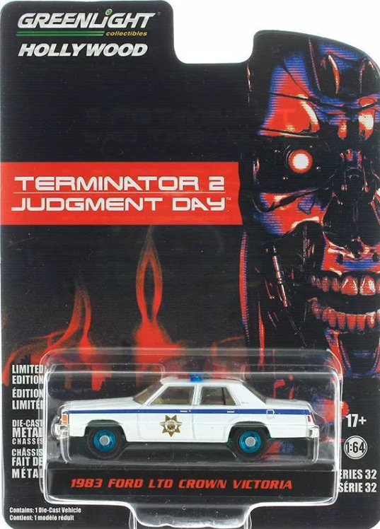 GREENLIGHT HOLLYWOOD DIECAST - TERMINATOR 2 - 1983 Ford Ltd Crown Vict ...