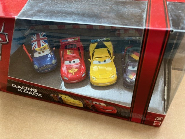 DISNEY CARS 2 DIECAST - Racing 4-Pack with Ronnie Del Cooper – Gemdans