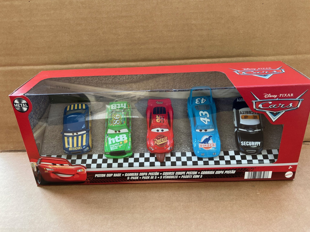 DISNEY CARS DIECAST - Piston Cup Cup Race 5-Pack with King Chick Finis ...