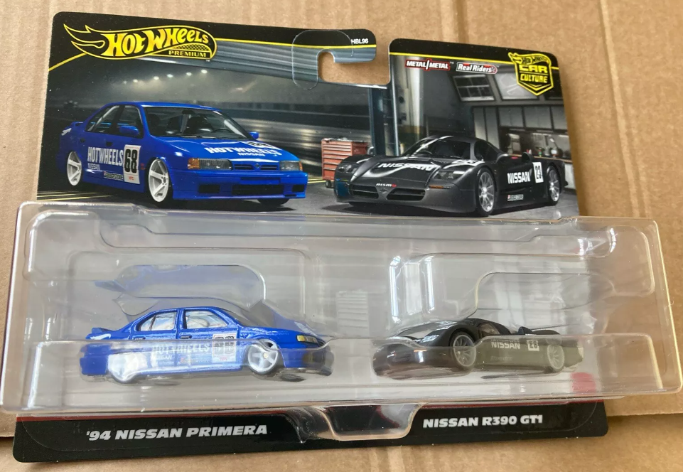 HOT WHEELS DIECAST - Nissan 2 pack - 94 Primera R390 GT1 – Gemdans