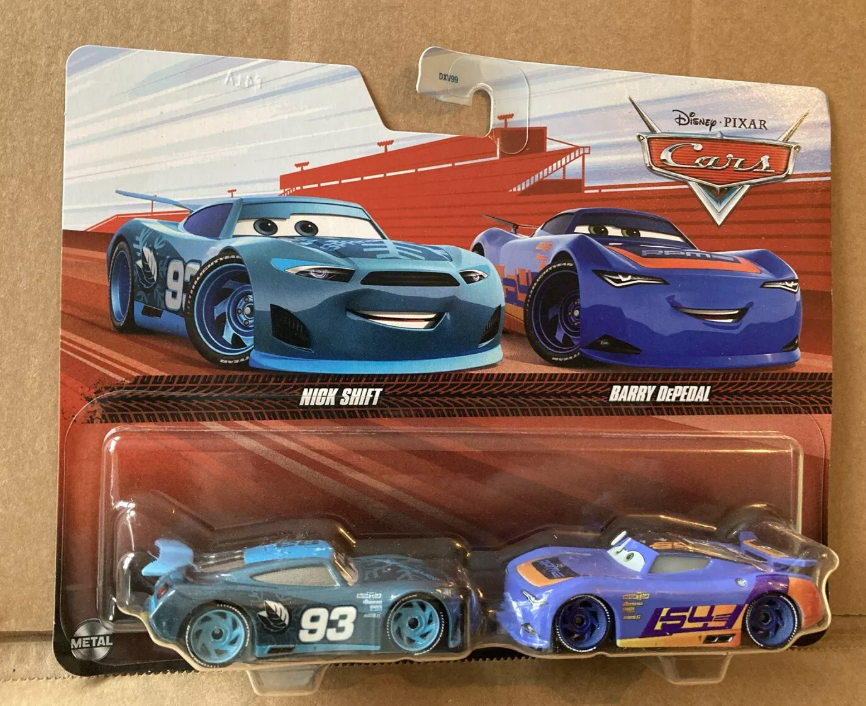 DISNEY CARS 3 DIECAST - Nick Shift and Barry DePedal – Gemdans