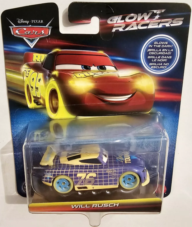 DISNEY CARS DIECAST - Glow Racers Will Rusch – Gemdans