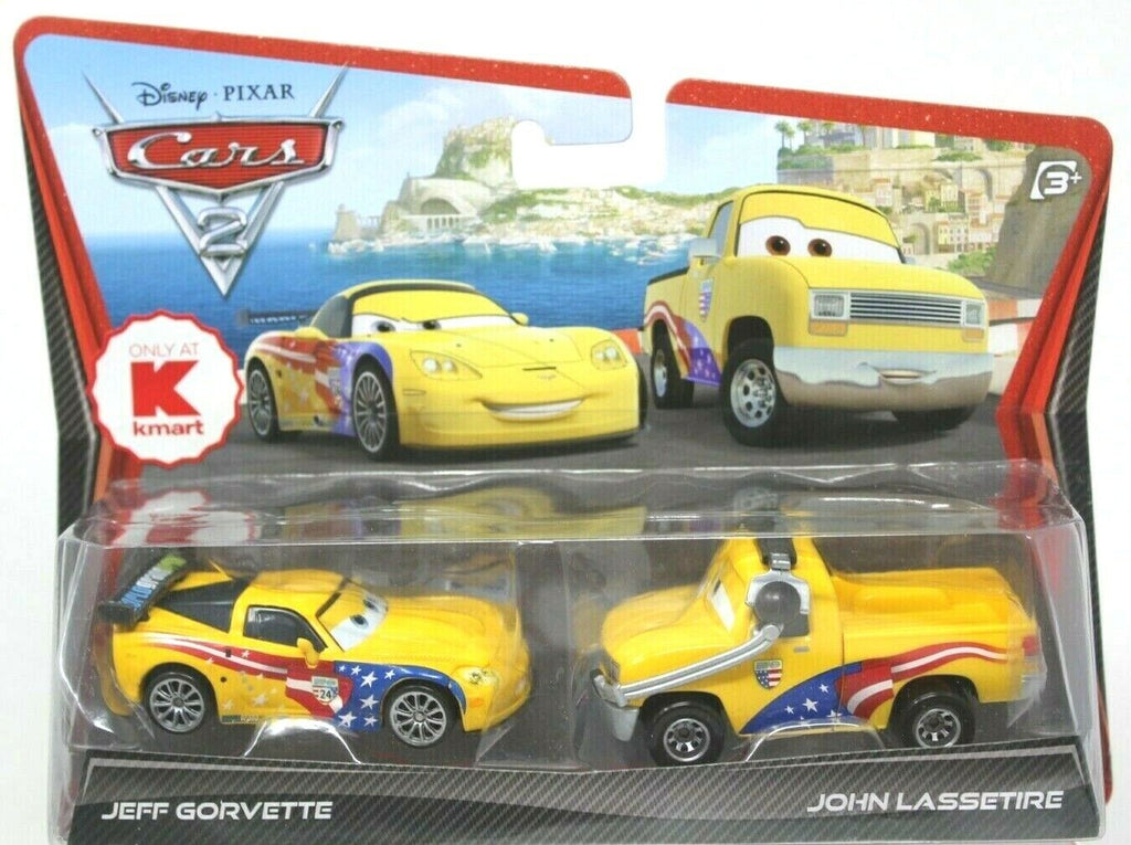 DISNEY CARS DIECAST - Jeff Gorvette and Crew Chief John Lassetire – Gemdans