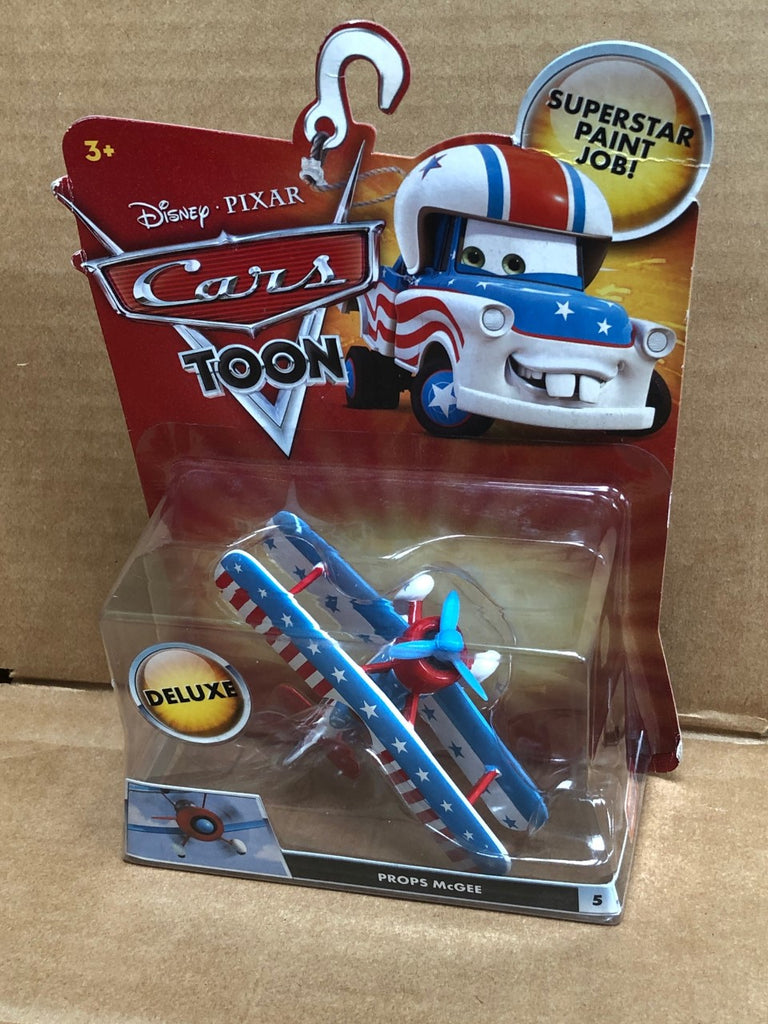 DISNEY CARS TOONS DELUXE DIECAST - Props McGee – Gemdans