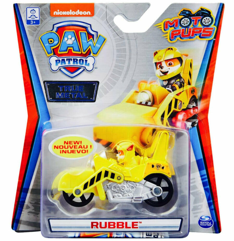 PAW PATROL True Metal - Moto Pups Rubble – Gemdans